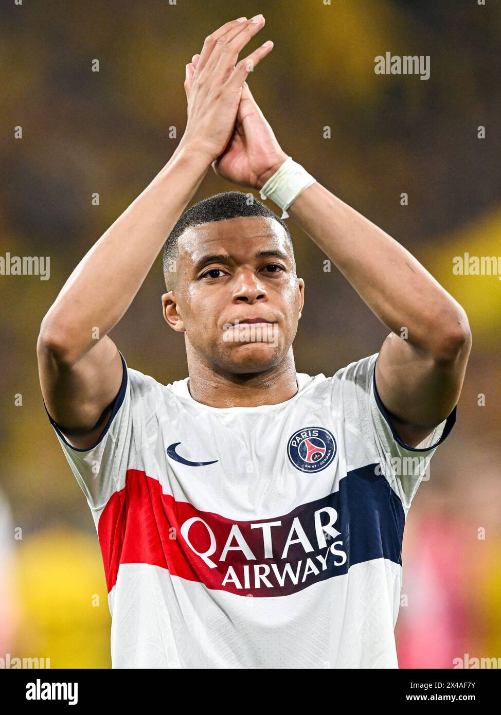 DORTMUND - Kylian Mbappe of Paris Saint Germain is disappointed by the ...