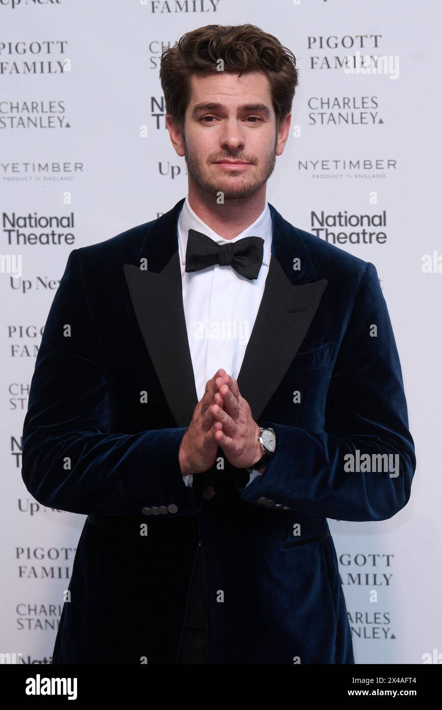London, UK . 1 May, 2024 . Andrew Garfield pictured at the National ...