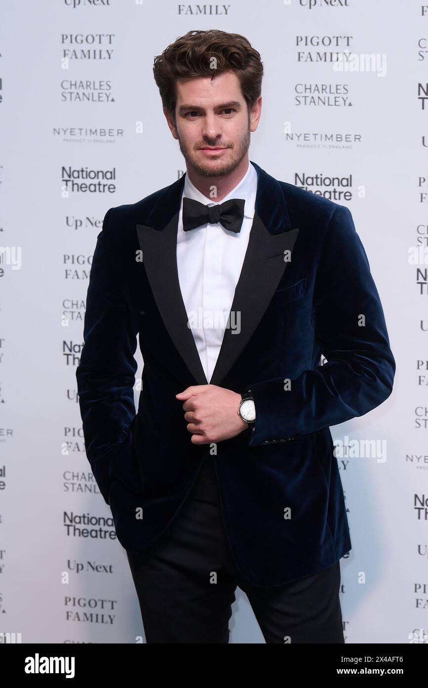 London, UK . 1 May, 2024 . Andrew Garfield pictured at the National ...