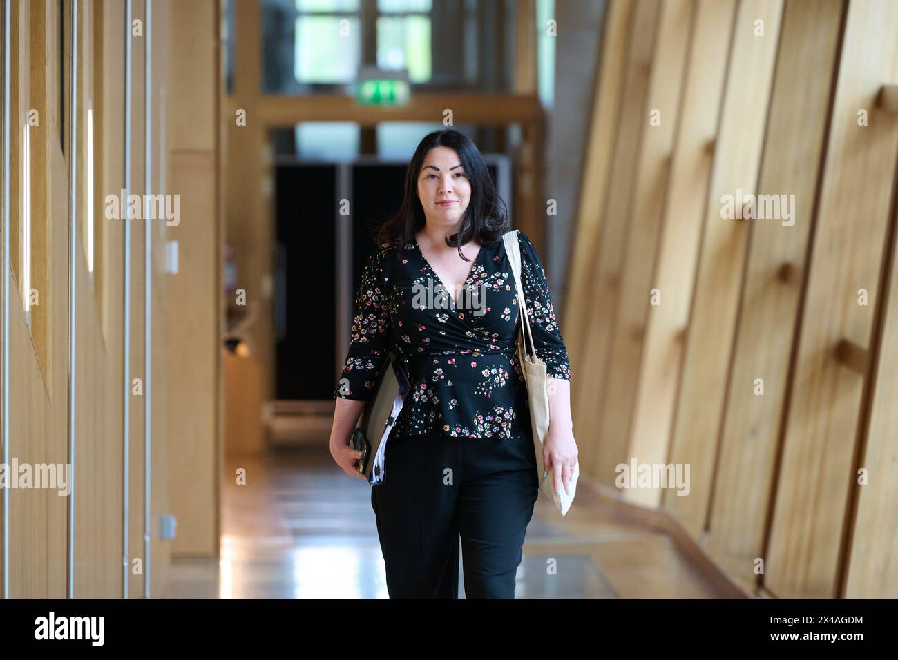 Edinburgh Scotland, UK 01 May 2024. Monica Lennon MSP at the Scottish ...