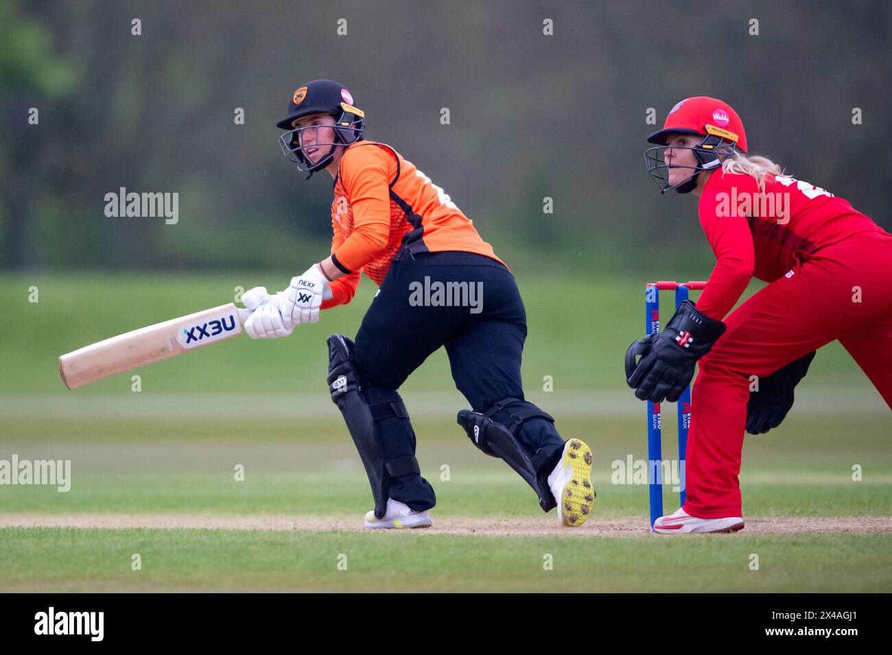 Stokenchurch, UK, 1st May 2024. Georgia Elwiss of Southern Vipers ...