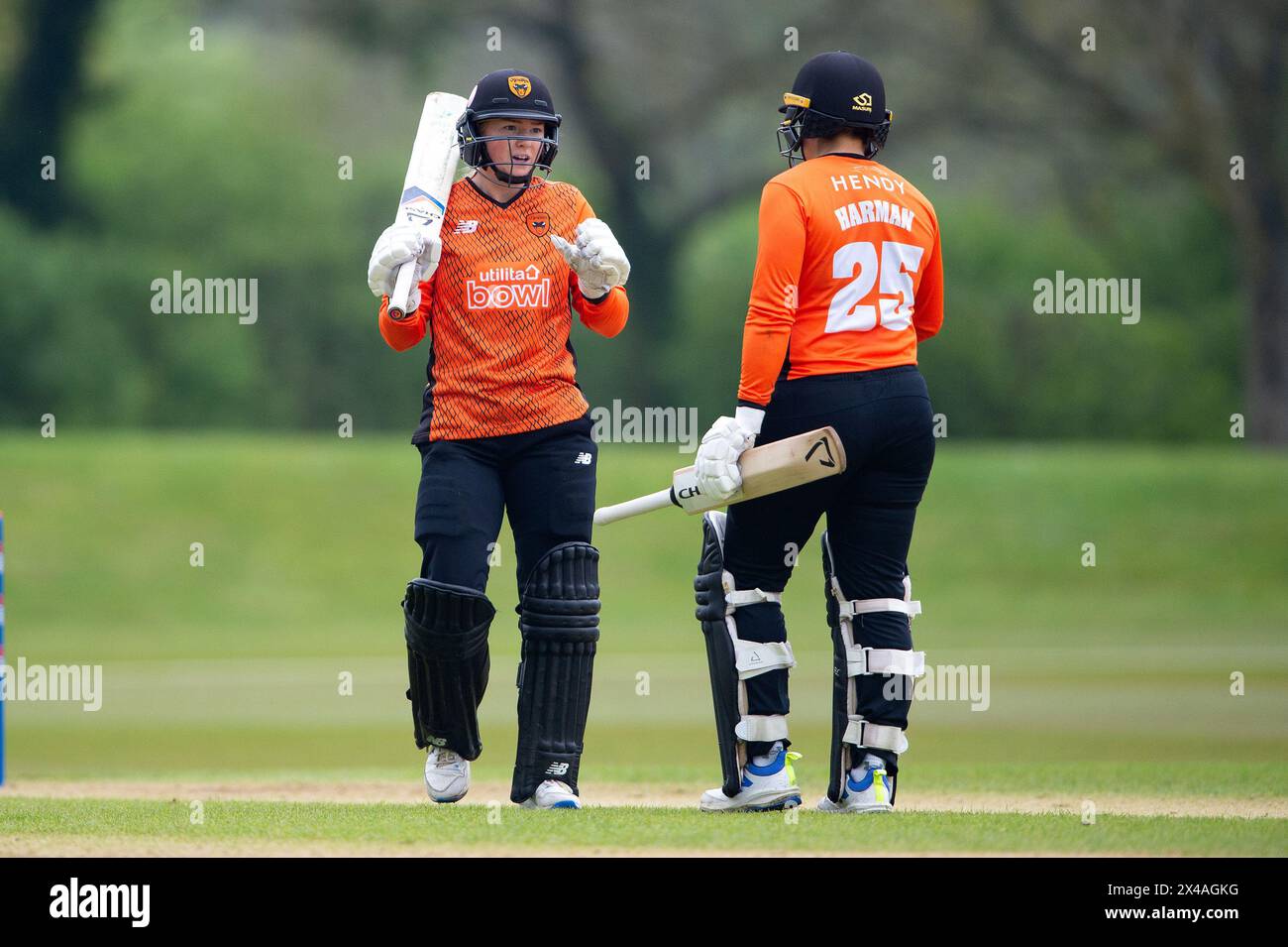 Stokenchurch, UK, 1st May 2024. Alice Monaghan (left) andNancy Harman ...