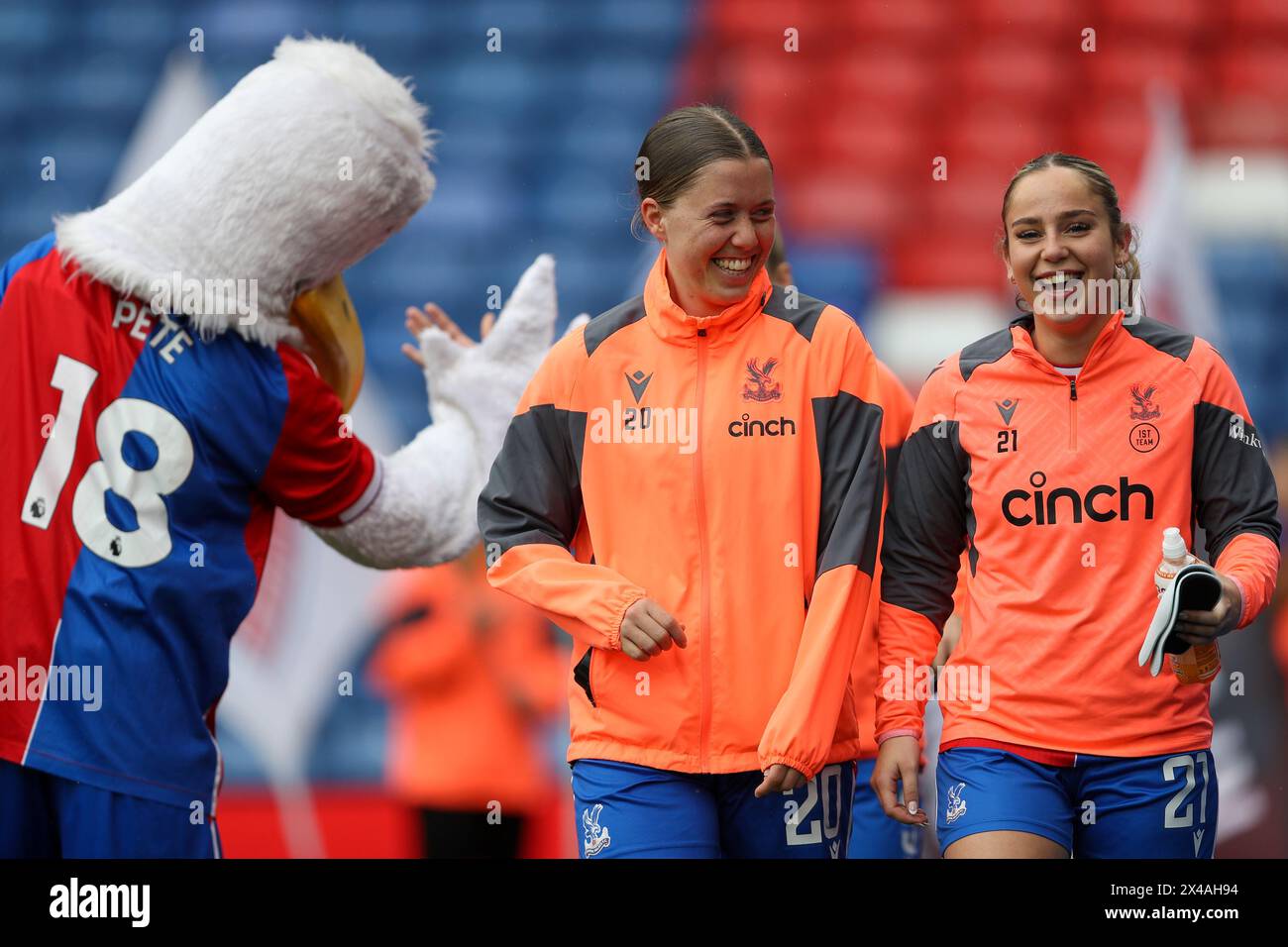 London, UK. 28th April, 2024. Polly Doran and Shauna Guyatt during the ...