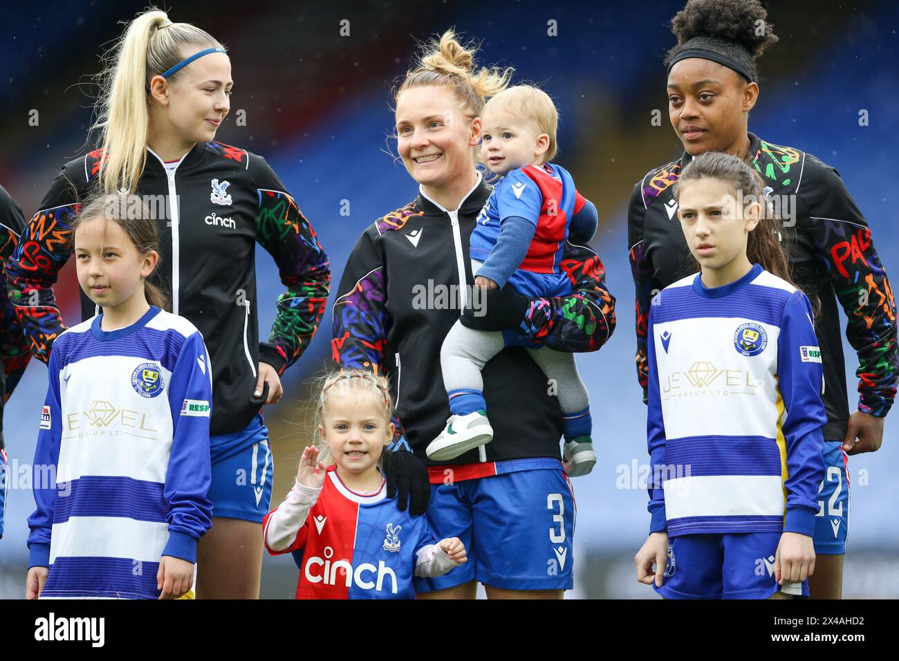 London, UK. 28th April, 2024. Fliss Gibbons during the Women’s ...