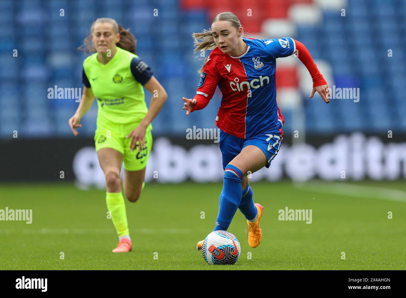 London, UK. 28th April, 2024. Izzy Atkinson during the Women’s ...