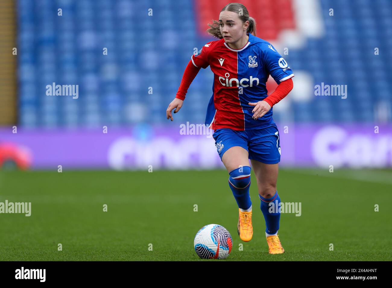 London, UK. 28th April, 2024. Izzy Atkinson during the Women’s ...