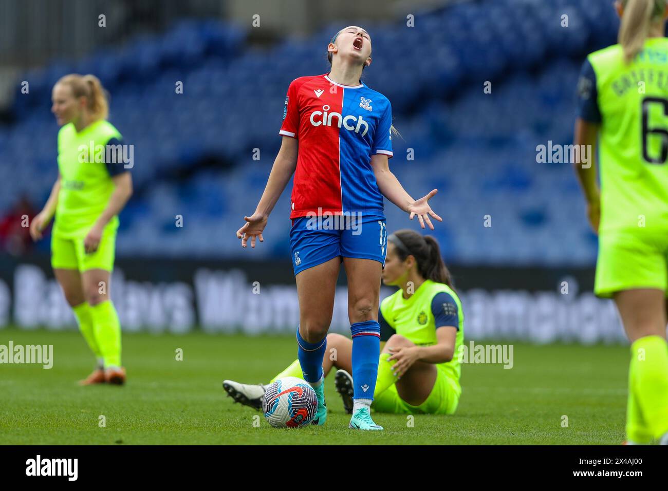 London, UK. 28th April, 2024. Lexi Potter during the Women’s ...