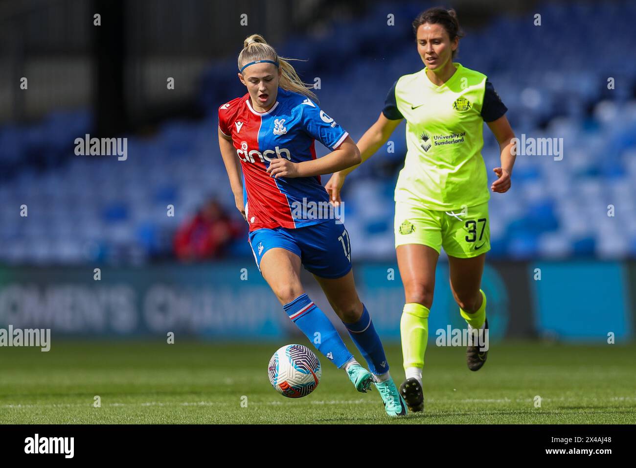 London, UK. 28th April, 2024. Lexi Potter during the Women’s ...