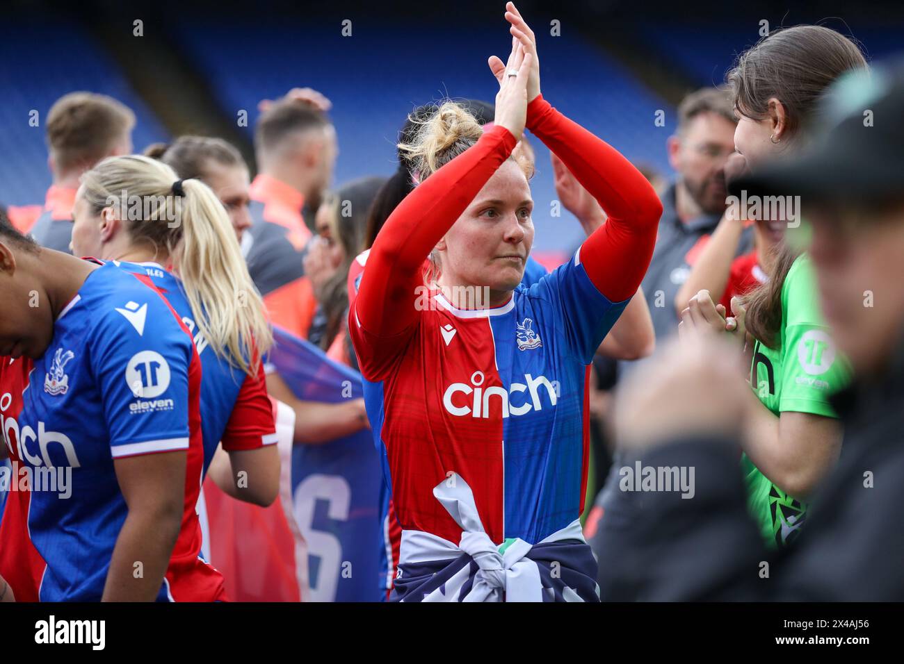 London, UK. 28th April, 2024. Fliss Gibbons during Crystal Palace’s ...