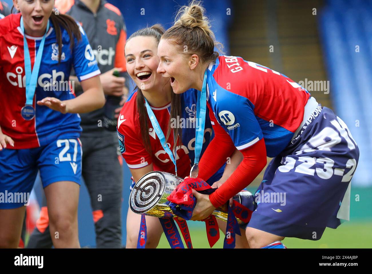 London, UK. 28th April, 2024. Fliss Gibbons and Chloe Arthur during ...