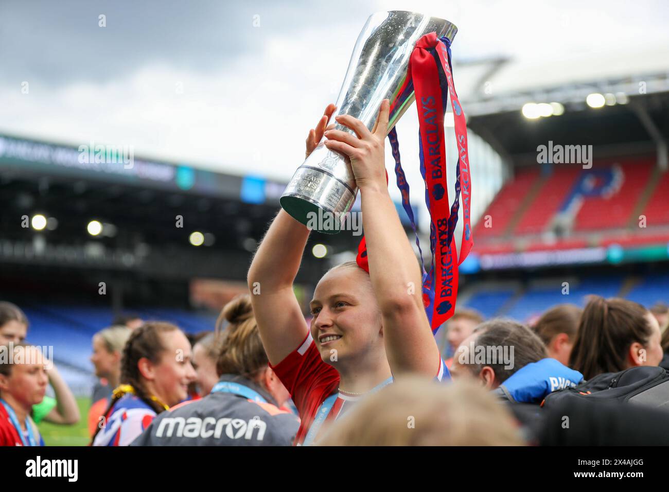 London, UK. 28th April, 2024. Elise Hughes during Crystal Palace’s ...