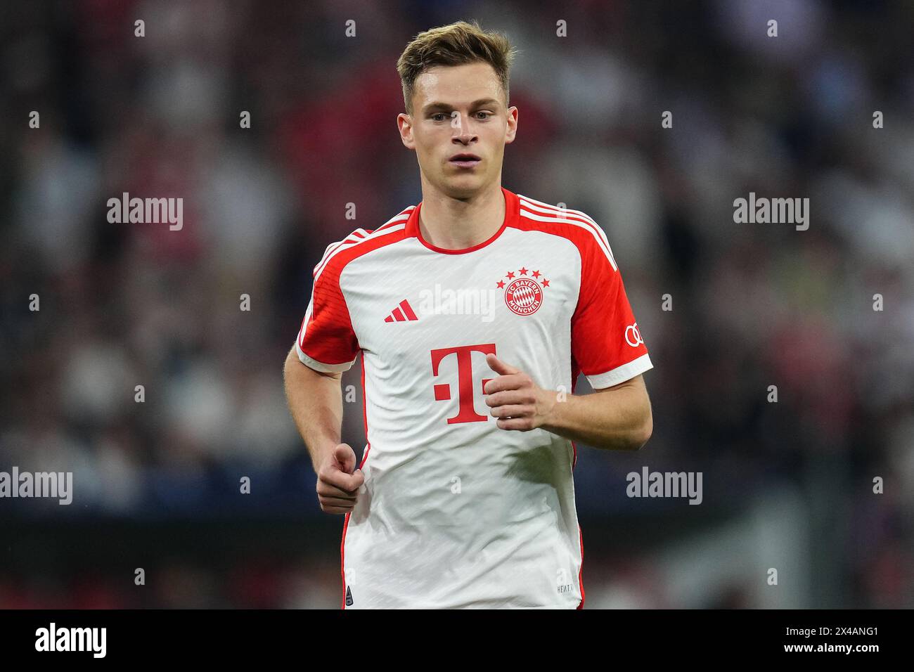 Munich, Germany. 30th Apr, 2024. Joshua Kimmich of Bayern Munchen ...