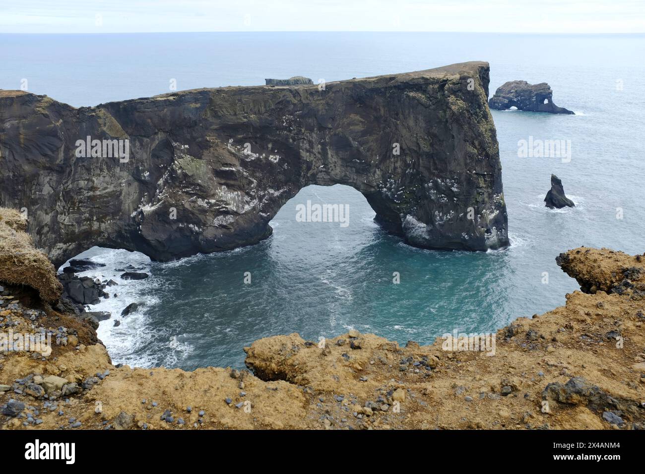 Rock Gate at Dyrholaey, Iceland Stock Photo - Alamy