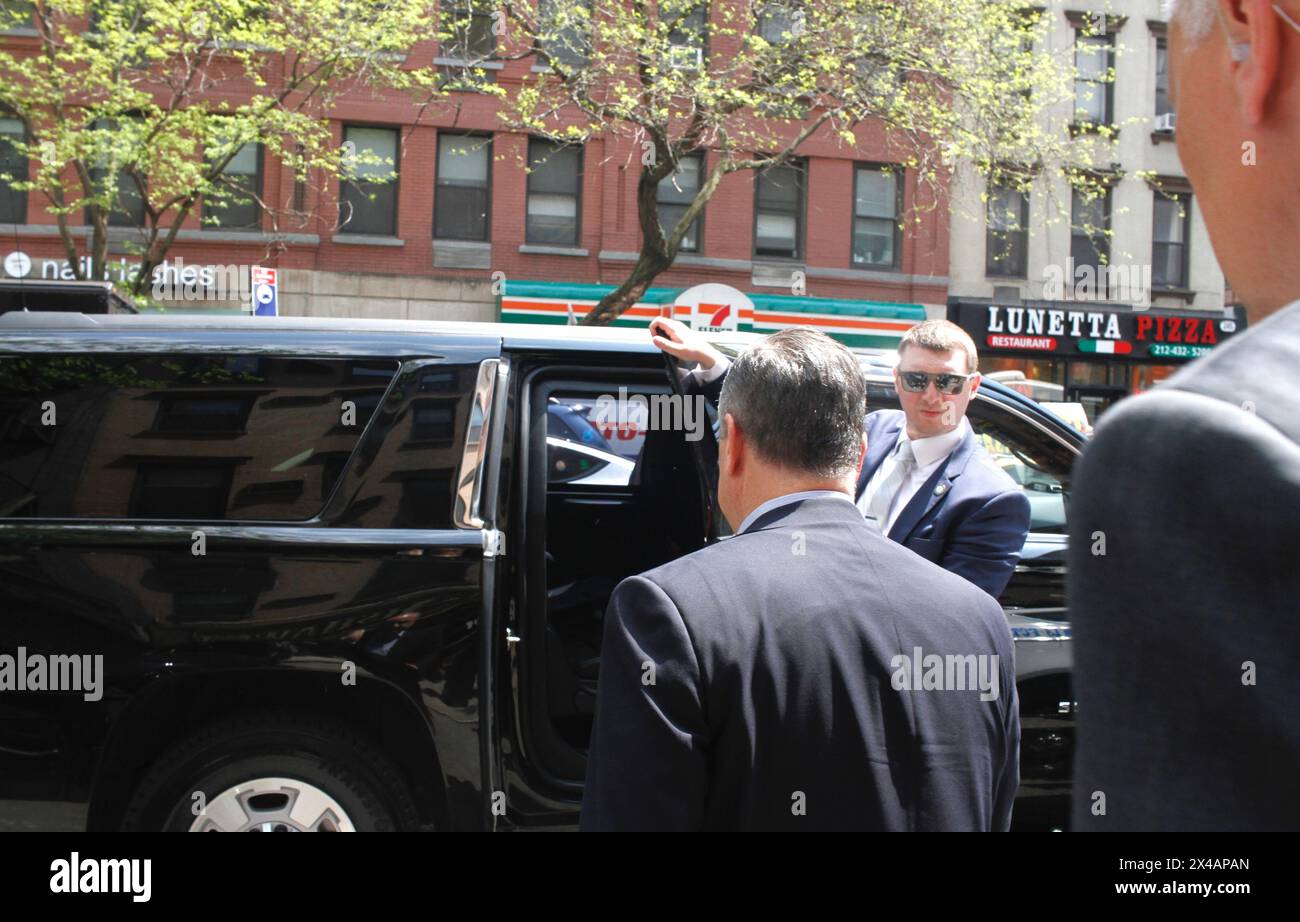 May 1, 2024, New York City, New York: (NEW) DOUGLAS EMHOFF's Warshaw ...