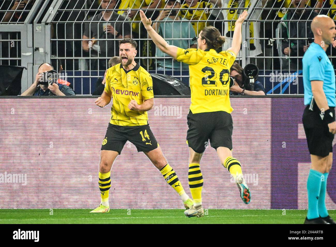 Paris, France, France. 1st May, 2024. Niclas FULLKRUG of Borussia ...