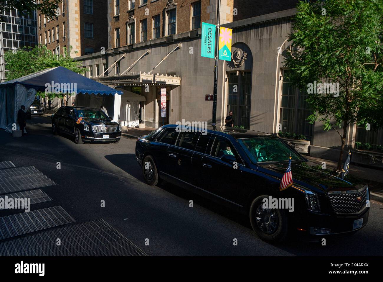 Washington, United States. 01st May, 2024. The Presidential limo, known ...