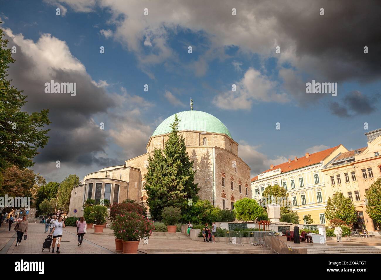 Picture of the former Pecs mosque, now Downtown Candlemas Church of the ...