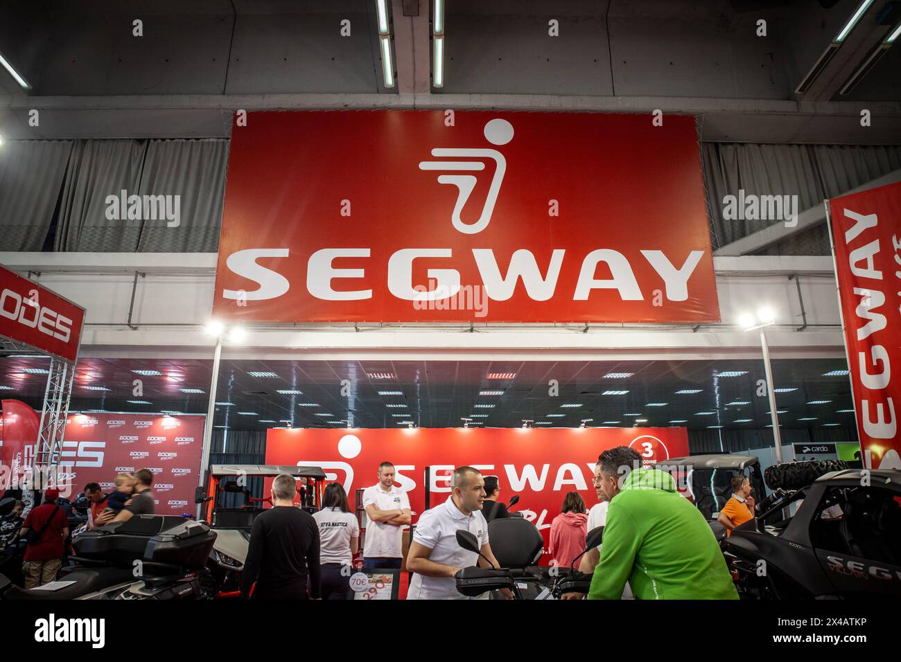 Picture of a sign with the logo of segway on their dealership in ...