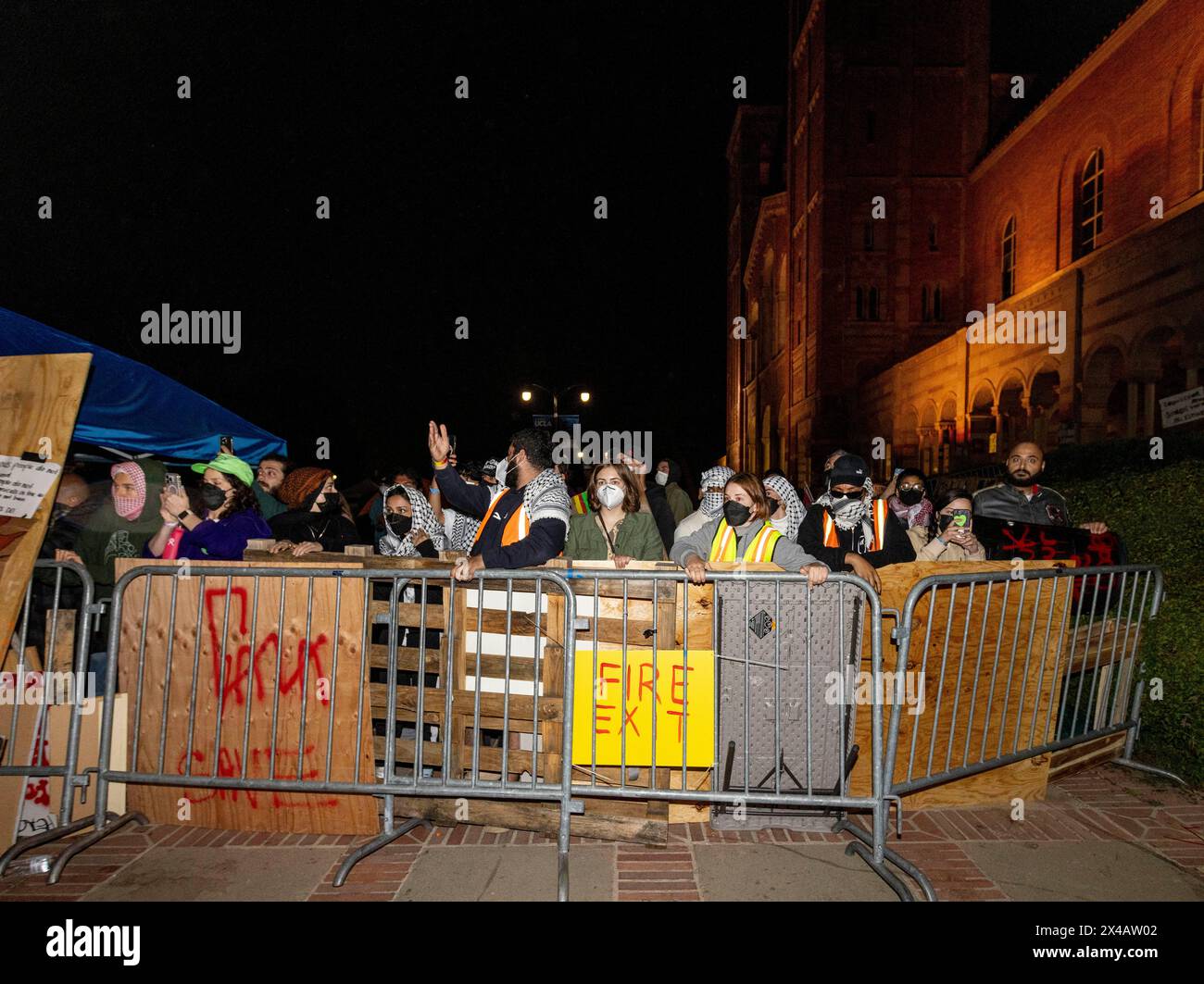April 30, 2024, Los Angeles, California, USA: Pro-Palestinian ...