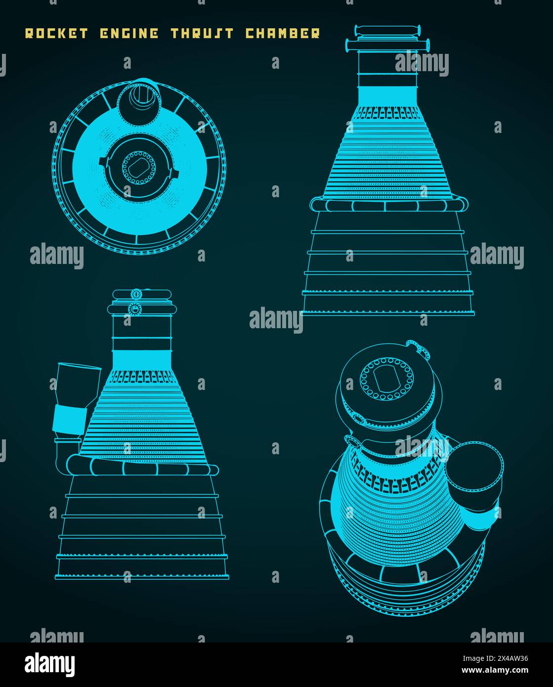 Thrust nozzle Stock Vector Images - Alamy