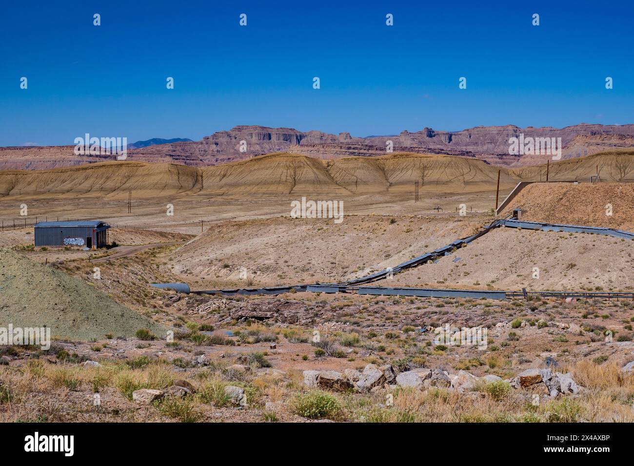 Green River, Utah, Launch Complex abandoned buildings, Green River, Utah Stock Photo - Alamy