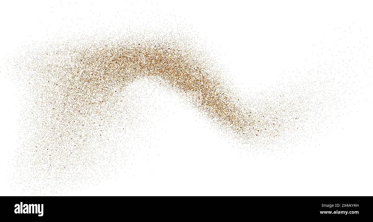 Sand dust powder splash. Flow grit speckles and particles wave texture ...