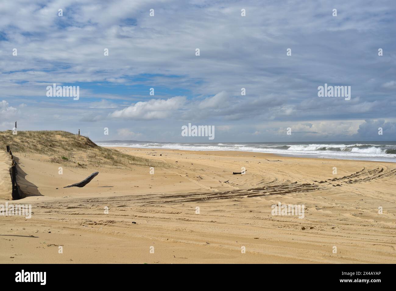 large sand dunes at Stockton beach Stock Photo - Alamy