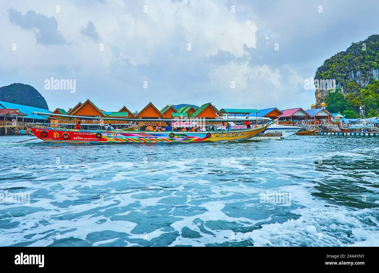 The boat trip along the floating village of Ko Panyi (Koh Panyee ...