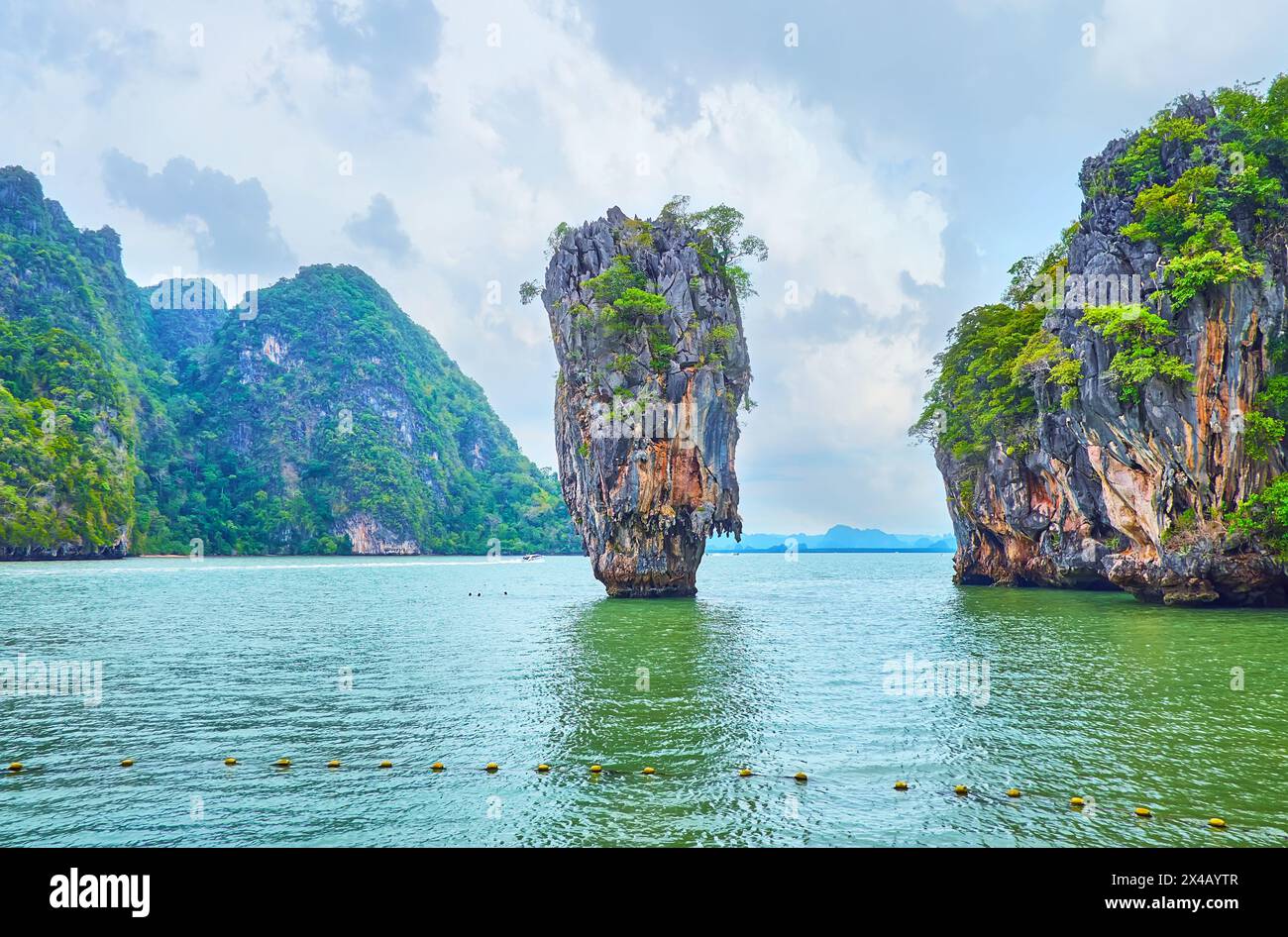 The Ko Ta Pu karst tower is very popular and unique natural spot ...