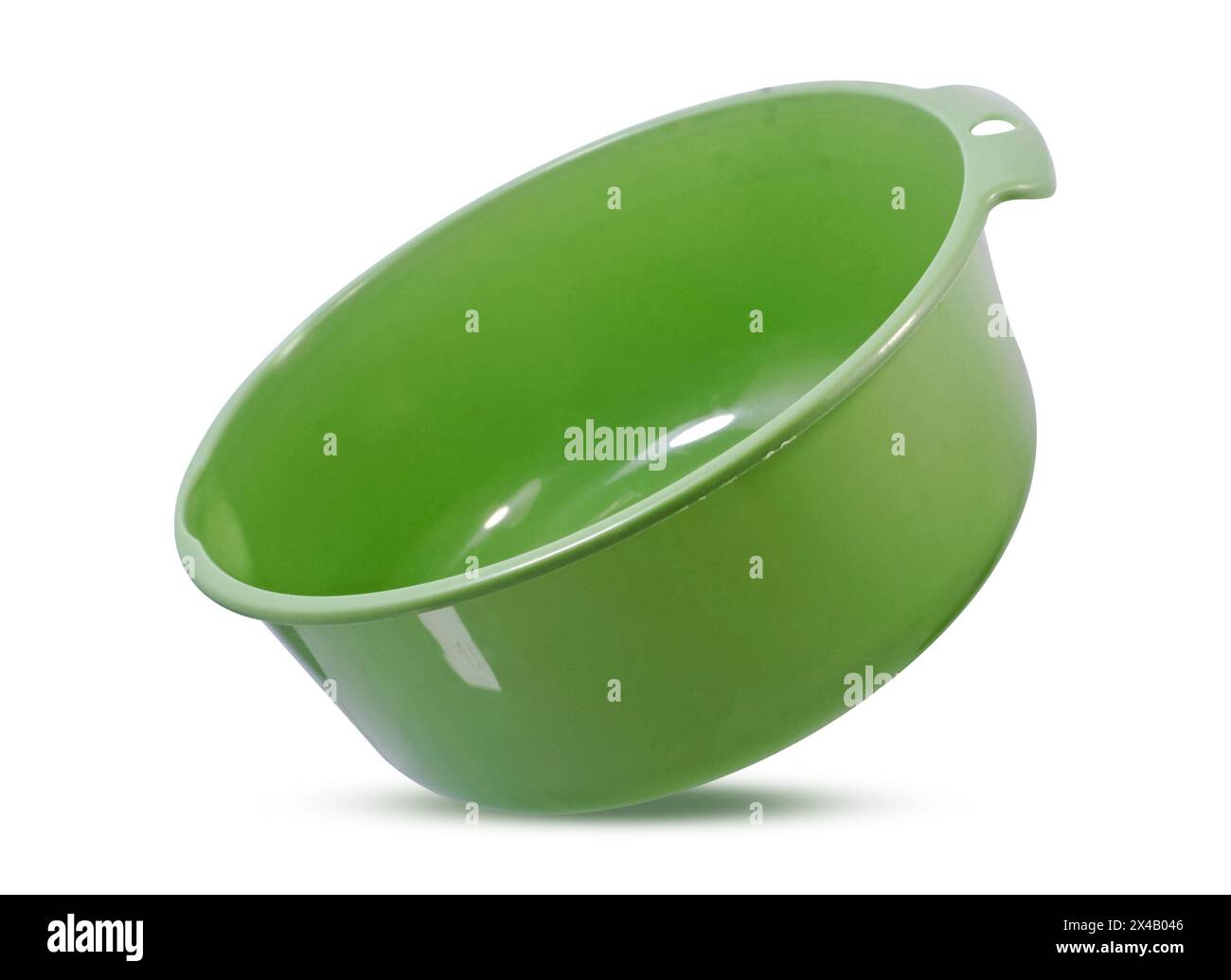 Small Green Plastic Tub with Handle Stock Photo - Alamy