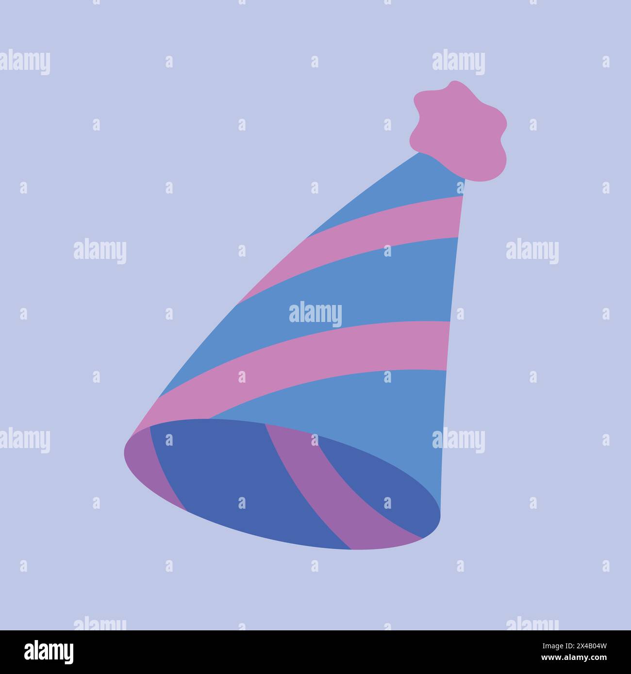 Birthday Party Hat Vector Icon. Party Hat Illustration Vector. Party ...