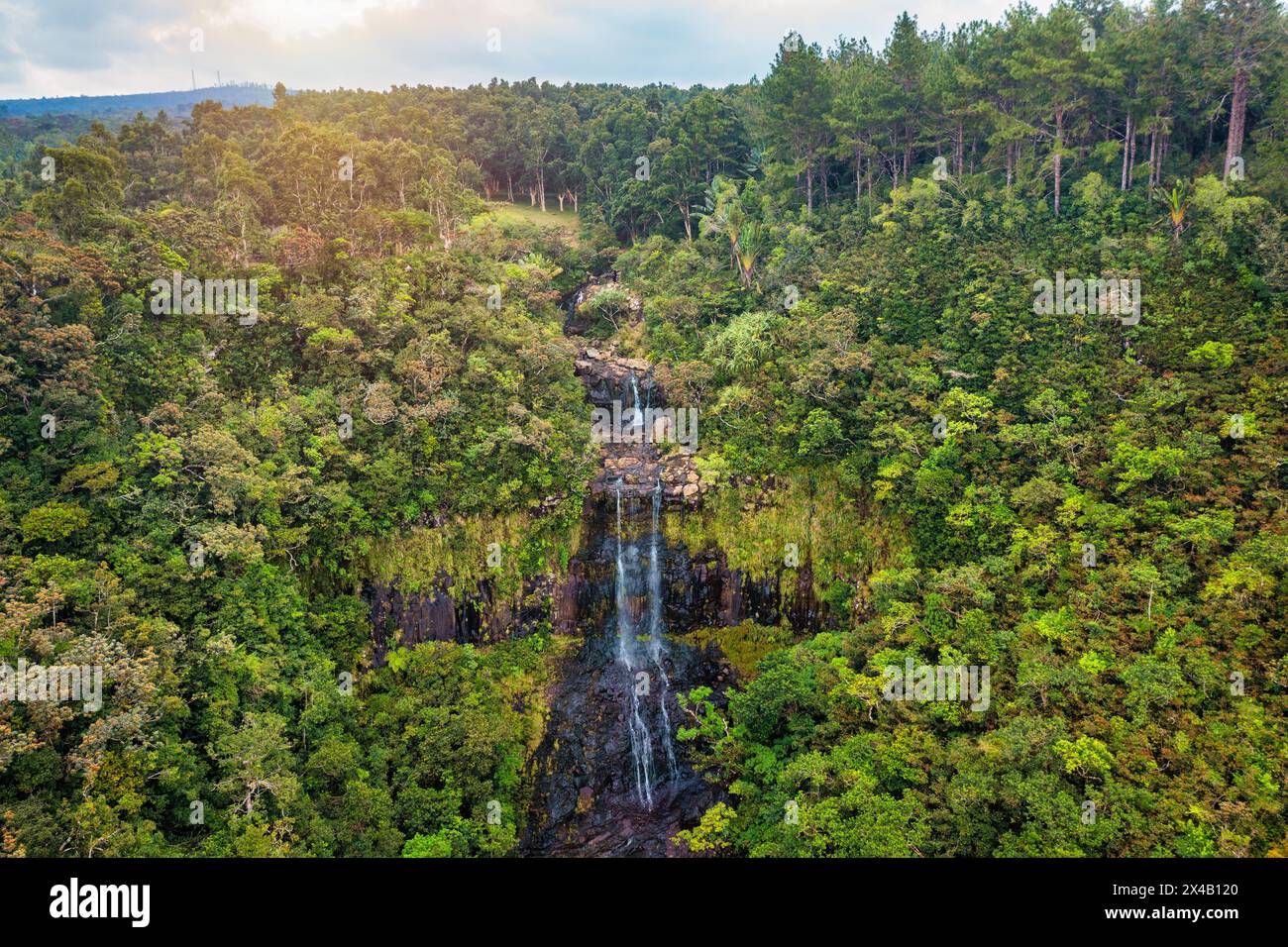 The Alexandra falls in the jungle of Mauritius island. Alexandra Falls ...