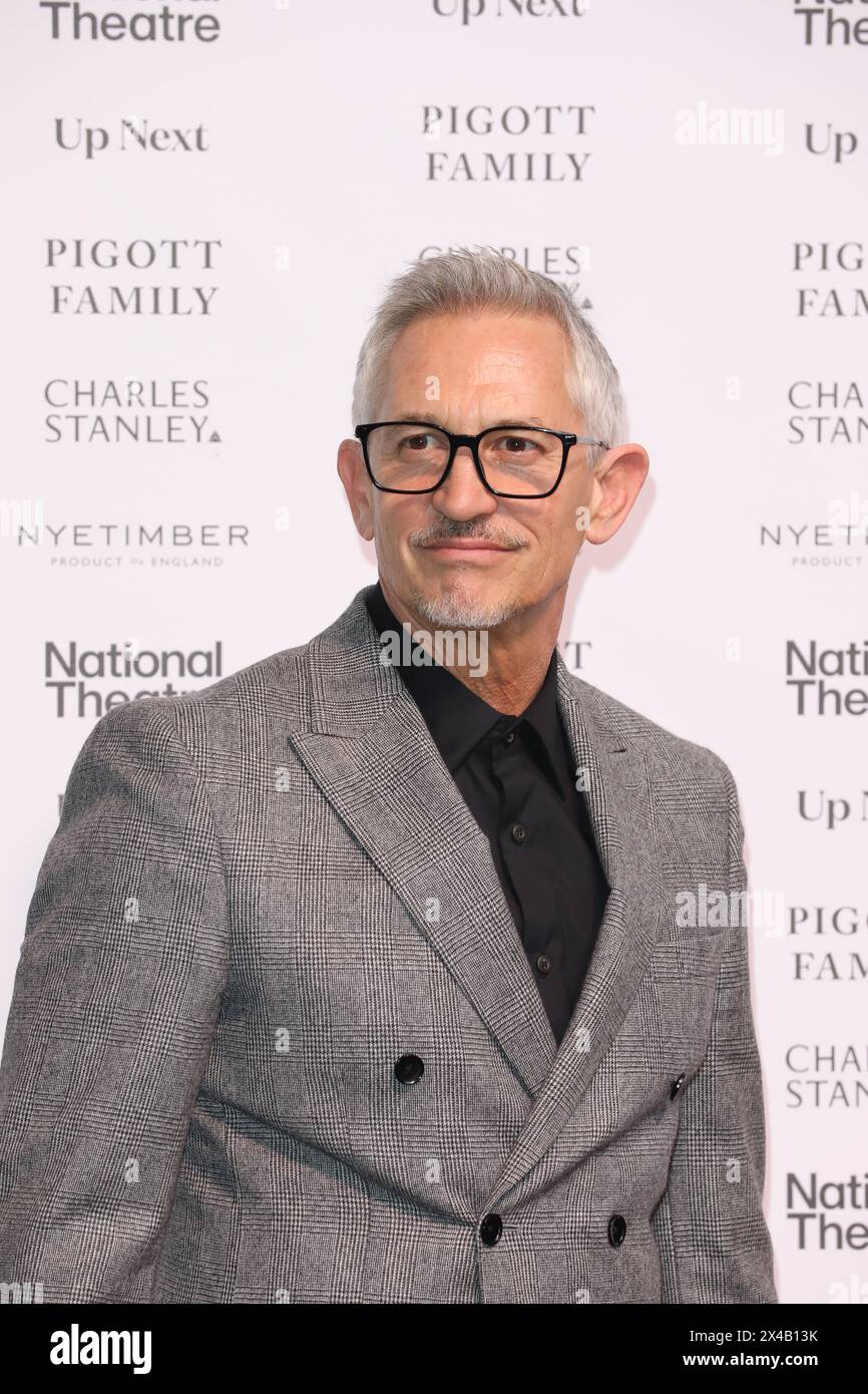 Gary Lineker attends National Theatre Up Next Gala in London raising ...