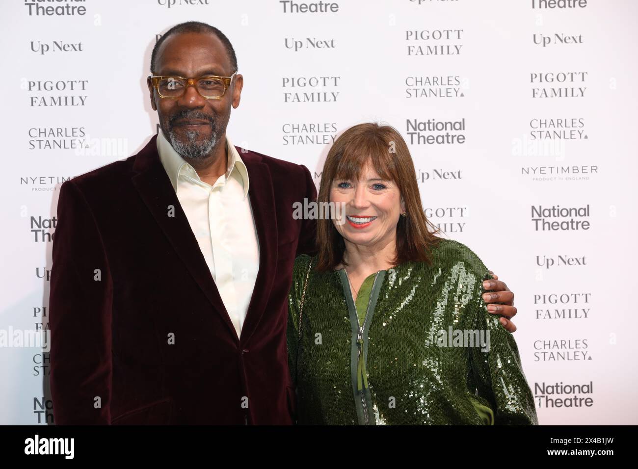 Lenny Henry and Lisa Makin attend National Theatre Up Next Gala in ...