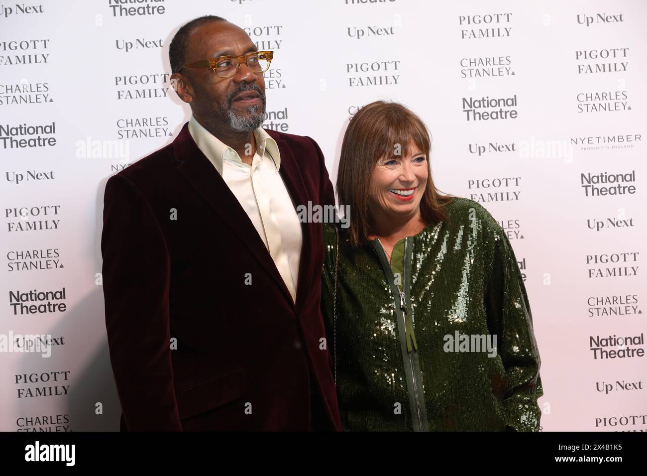 Lenny Henry and Lisa Makin attend National Theatre Up Next Gala in ...