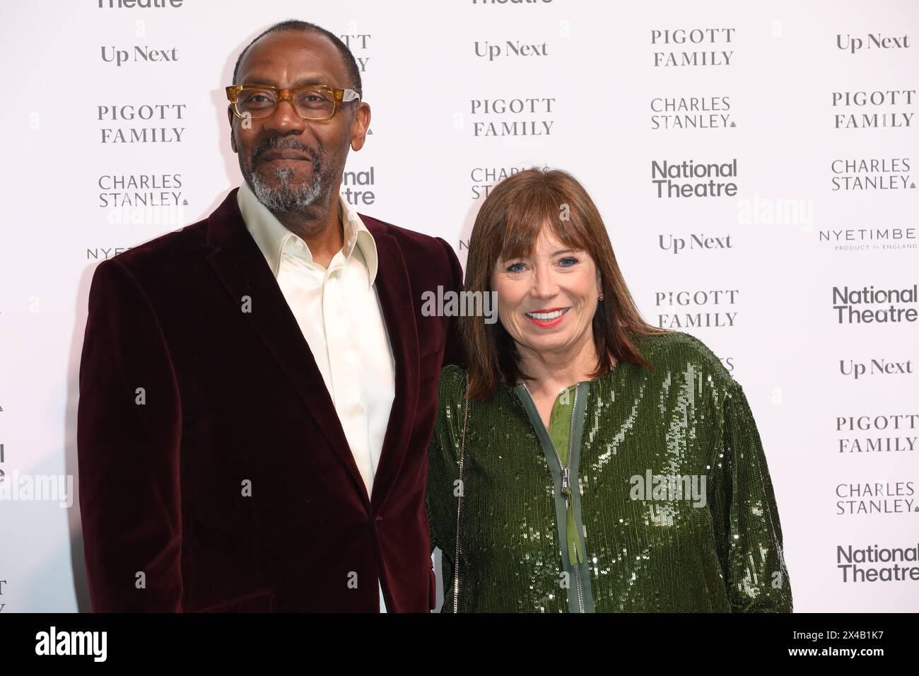 Lenny Henry and Lisa Makin attend National Theatre Up Next Gala in ...