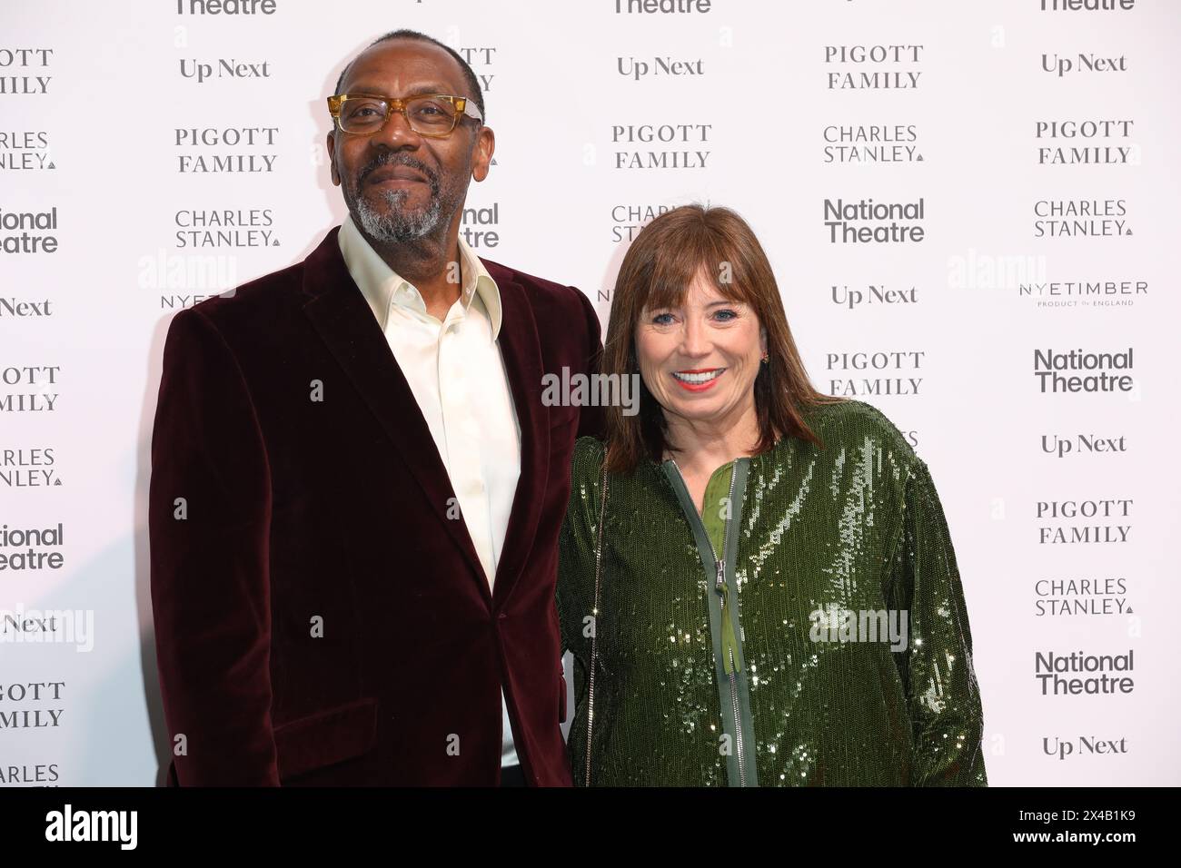 Lenny Henry and Lisa Makin attend National Theatre Up Next Gala in ...