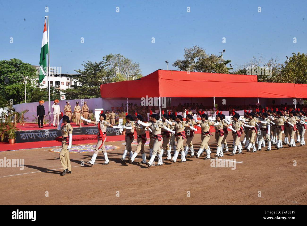 India. 01st May, 2024. THANE, INDIA - MAY 1: On the occasion of ...