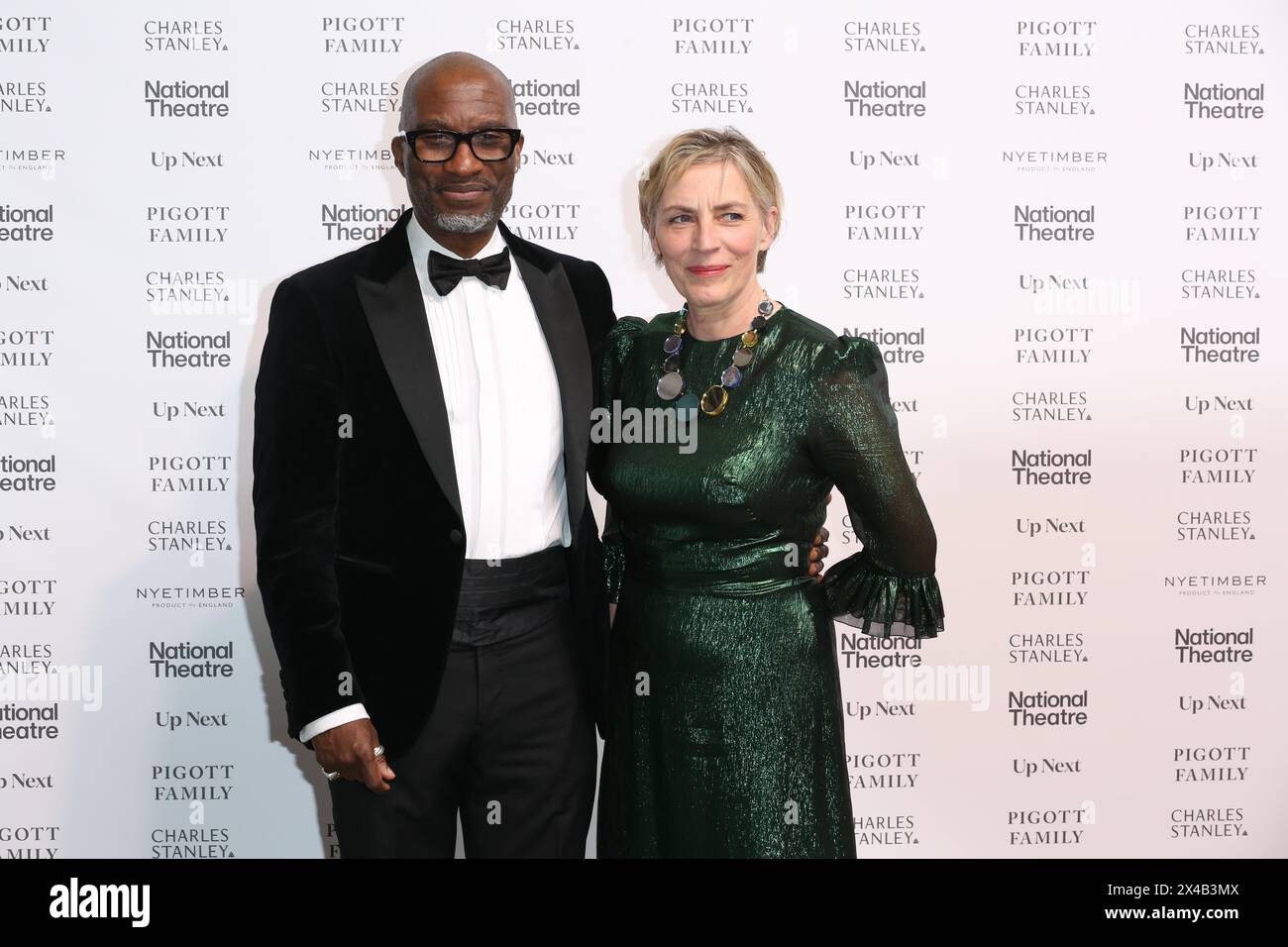 Saskia Reeves and Clint Dyer attend National Theatre Up Next Gala in ...
