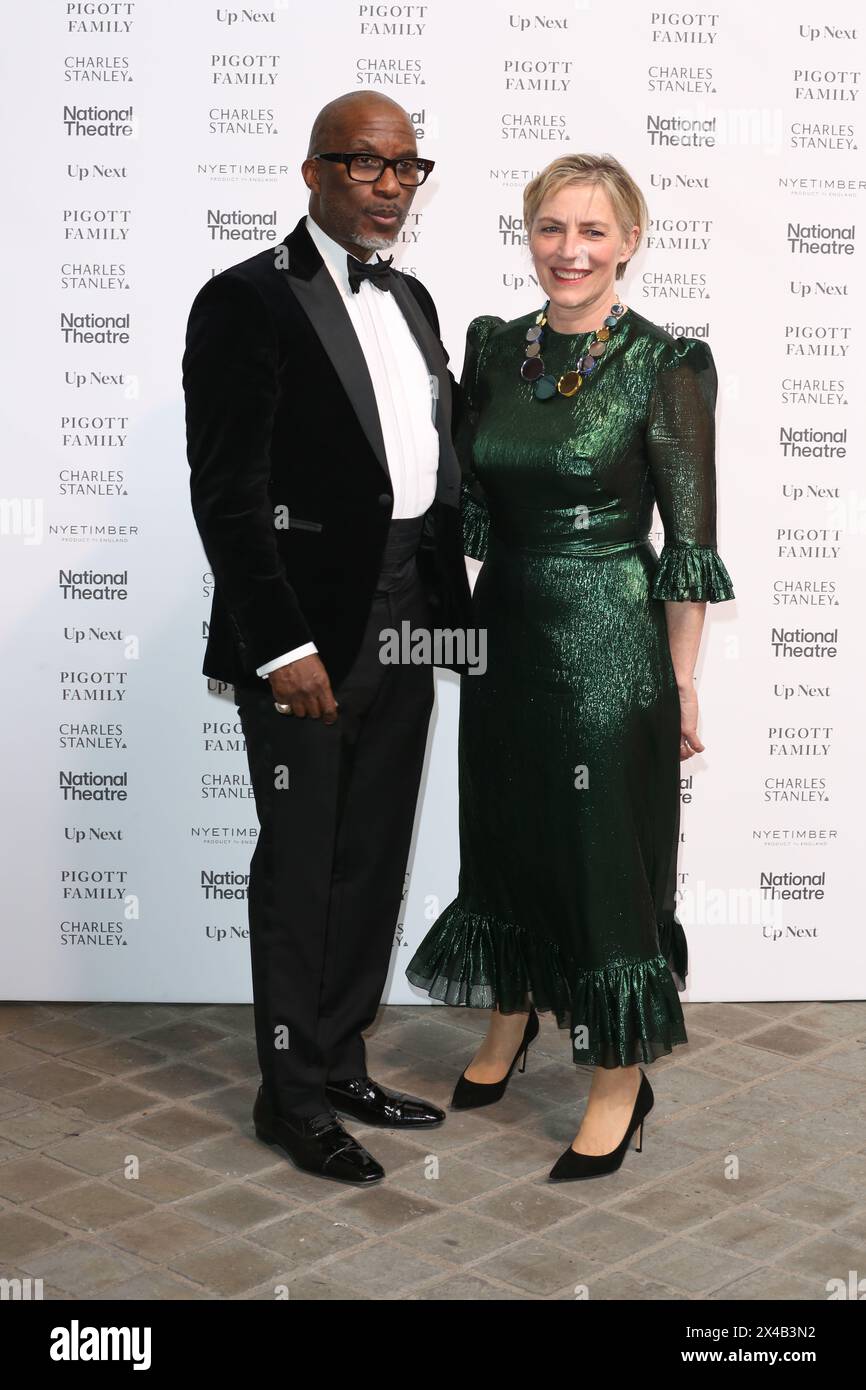 Saskia Reeves and Clint Dyer attend National Theatre Up Next Gala in ...