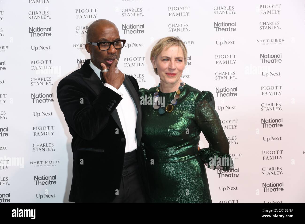 Saskia Reeves and Clint Dyer attend National Theatre Up Next Gala in ...