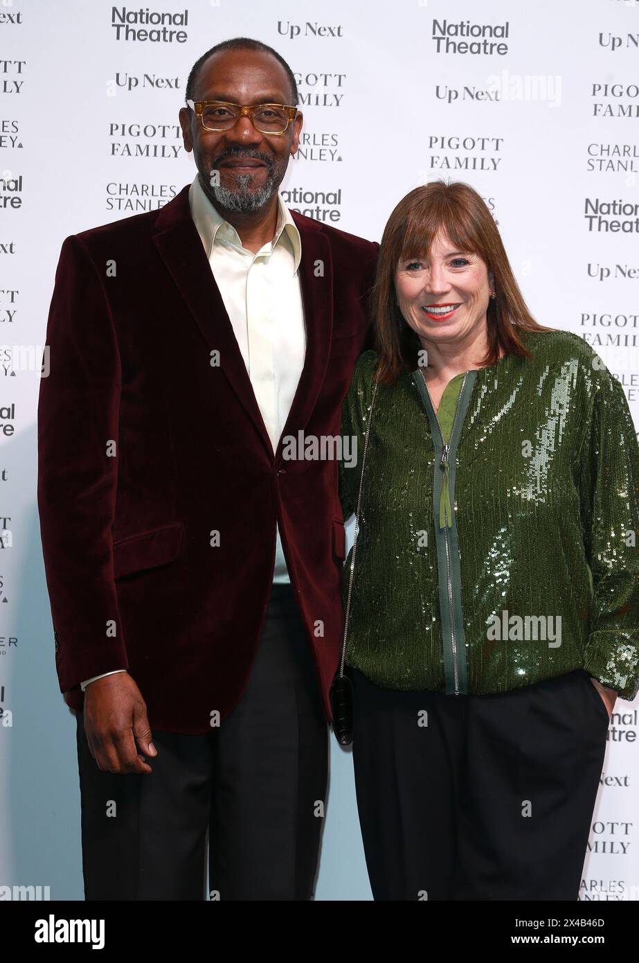 London, UK. 01st May, 2024. Sir Lenny Henry and Lisa Makin attend the ...
