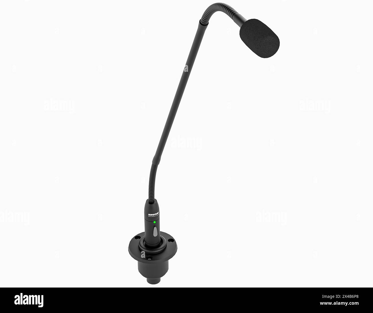 Shure Microphone MX418 Stock Photo - Alamy