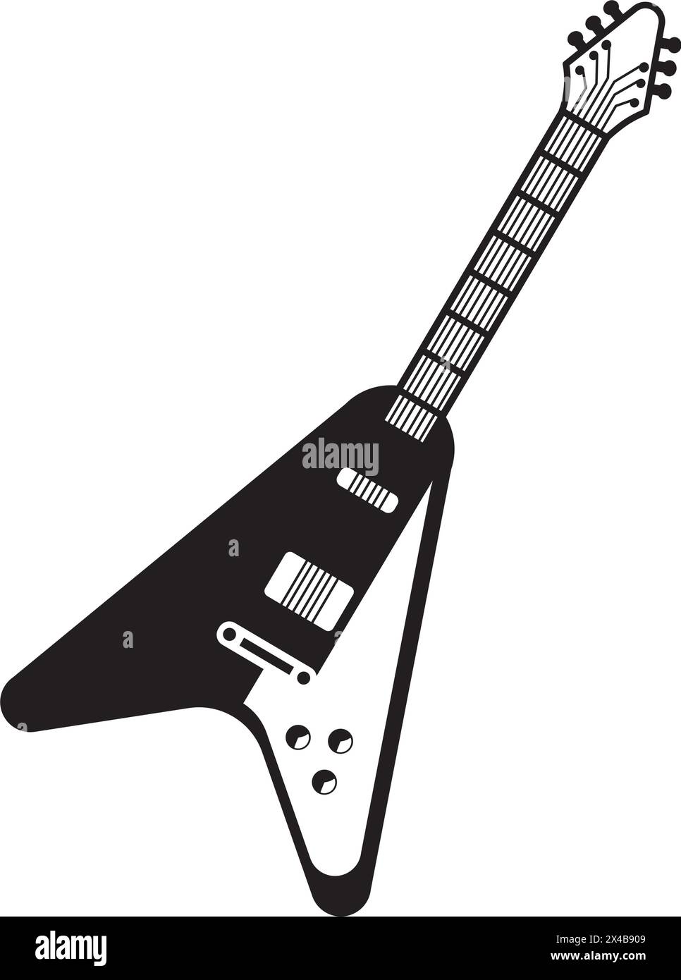 heavy metal guitar Stock Vector Image & Art - Alamy