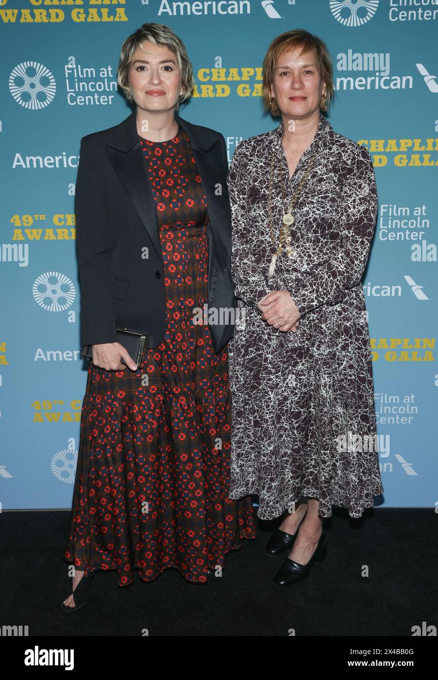 Marielle Heller and Anne Carey attend the 49th Chaplin Award Honoring ...