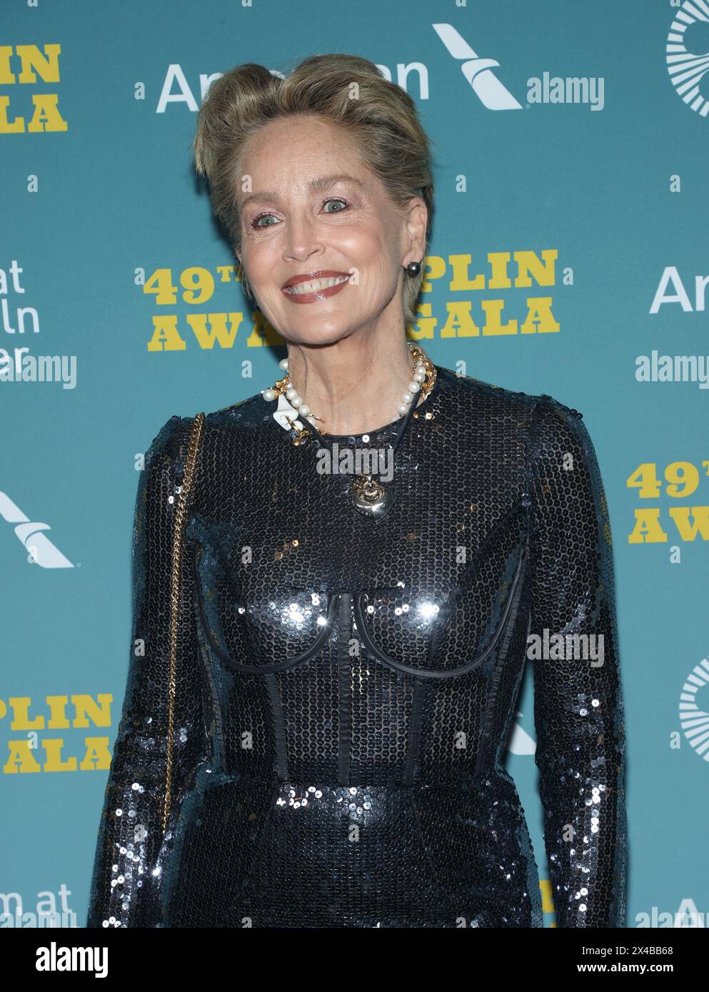 Sharon Stone attends the 49th Chaplin Award Honoring Jeff Bridges at ...