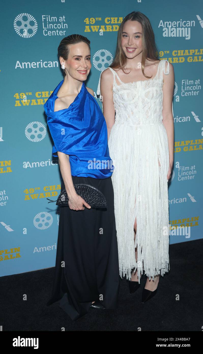 Sarah Paulson and Ella Beatty attend the 49th Chaplin Award Honoring ...
