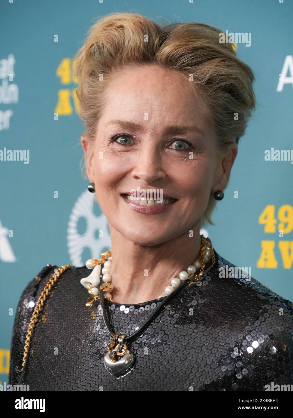 Sharon Stone attends the 49th Chaplin Award Honoring Jeff Bridges at ...