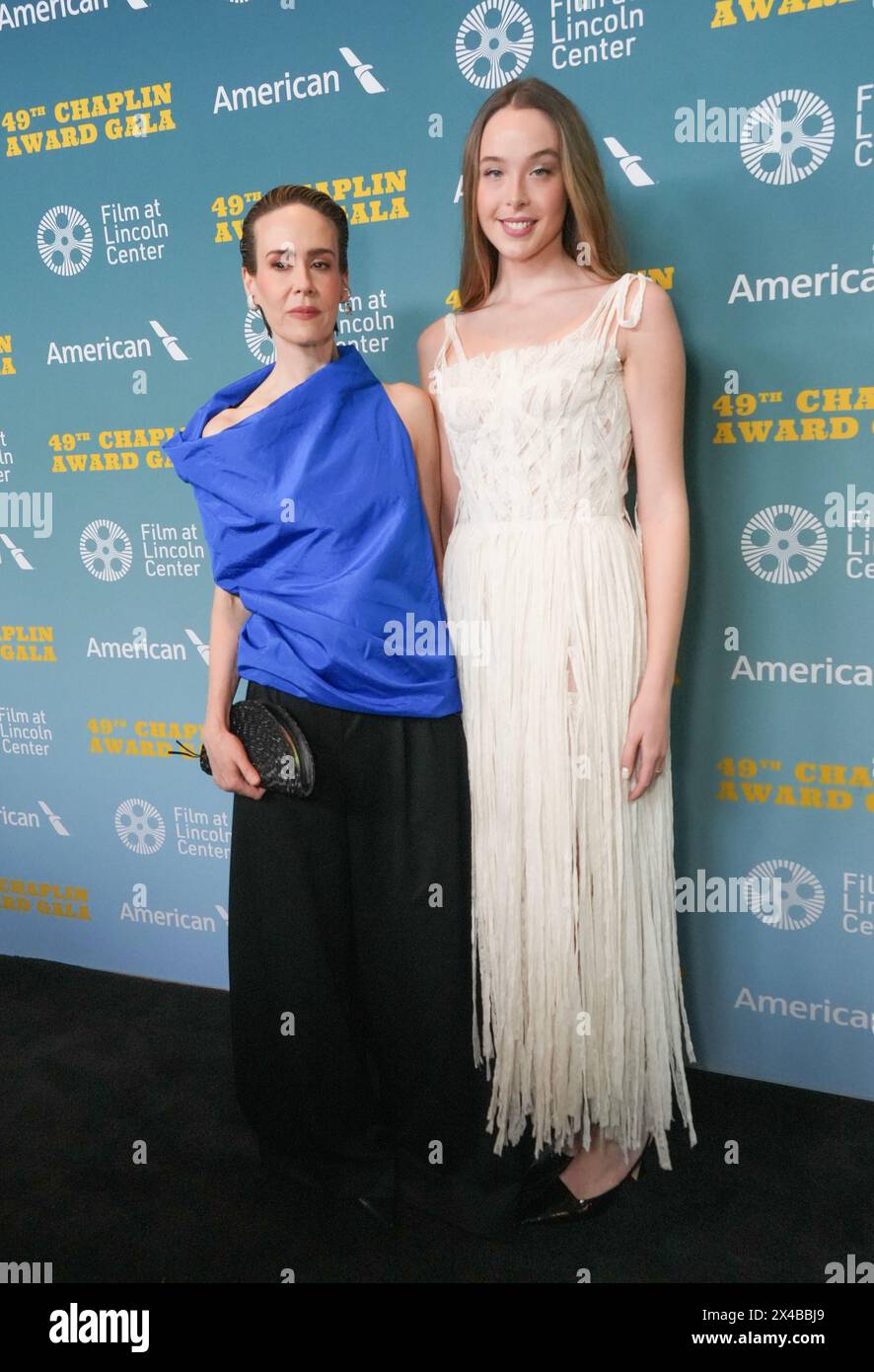 Sarah Paulson and Ella Beatty attend the 49th Chaplin Award Honoring ...