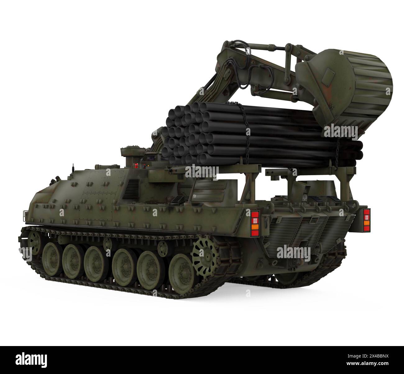 Trojan Armoured Vehicle Royal Engineers Isolated Stock Photo - Alamy
